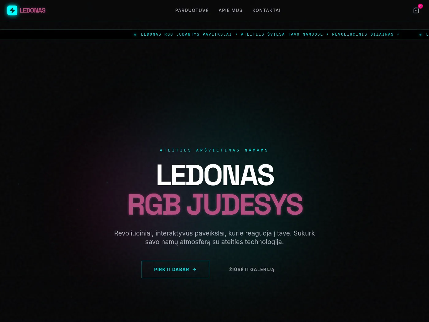 LEDONAS Neon Storefront