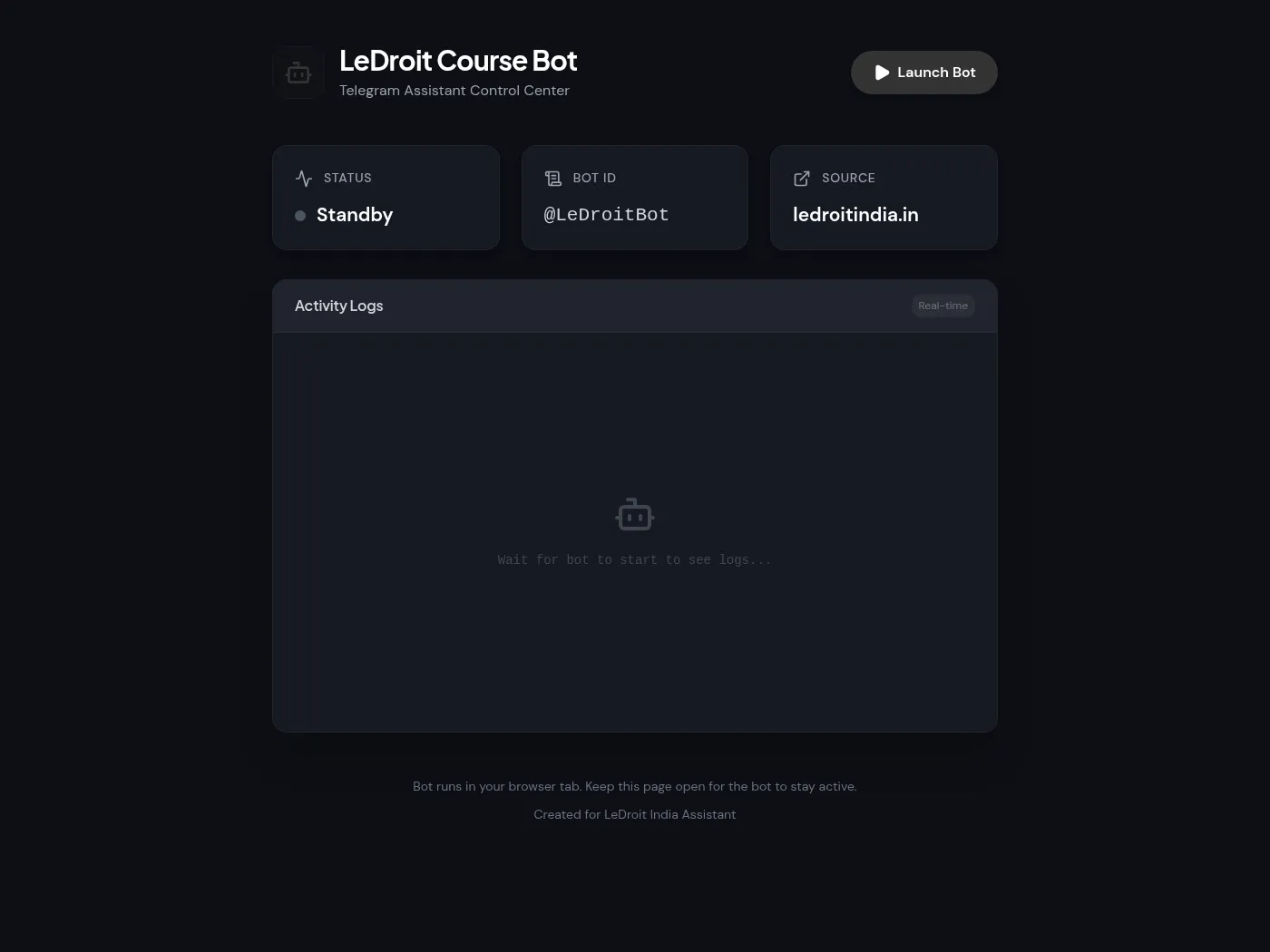 LeDroit Course Bot