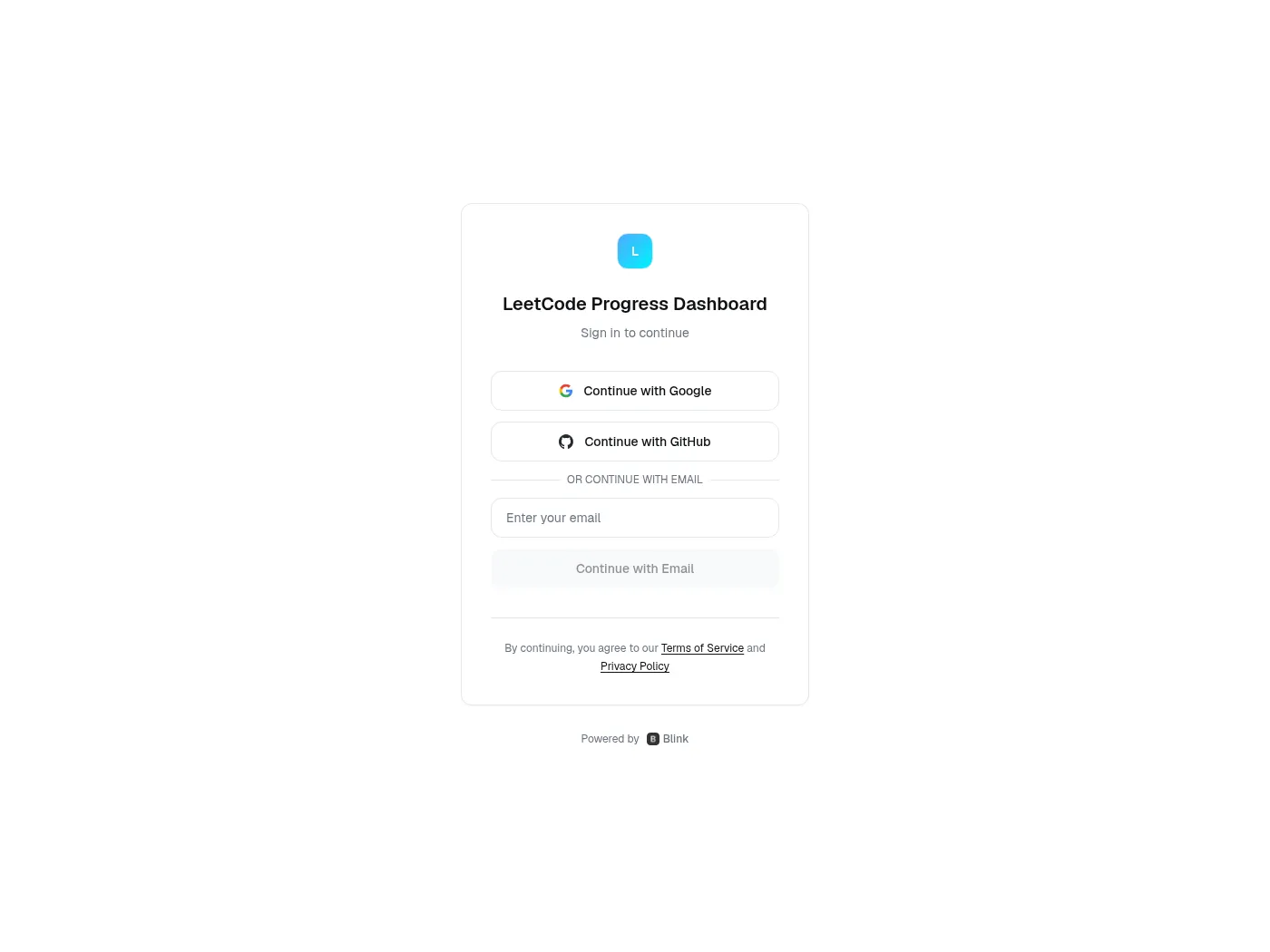 LeetCode Progress Dashboard