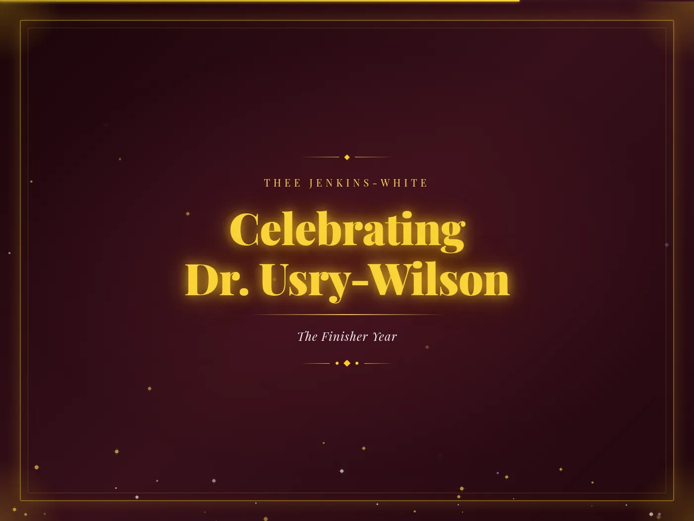 Legacy Tribute Slideshow
