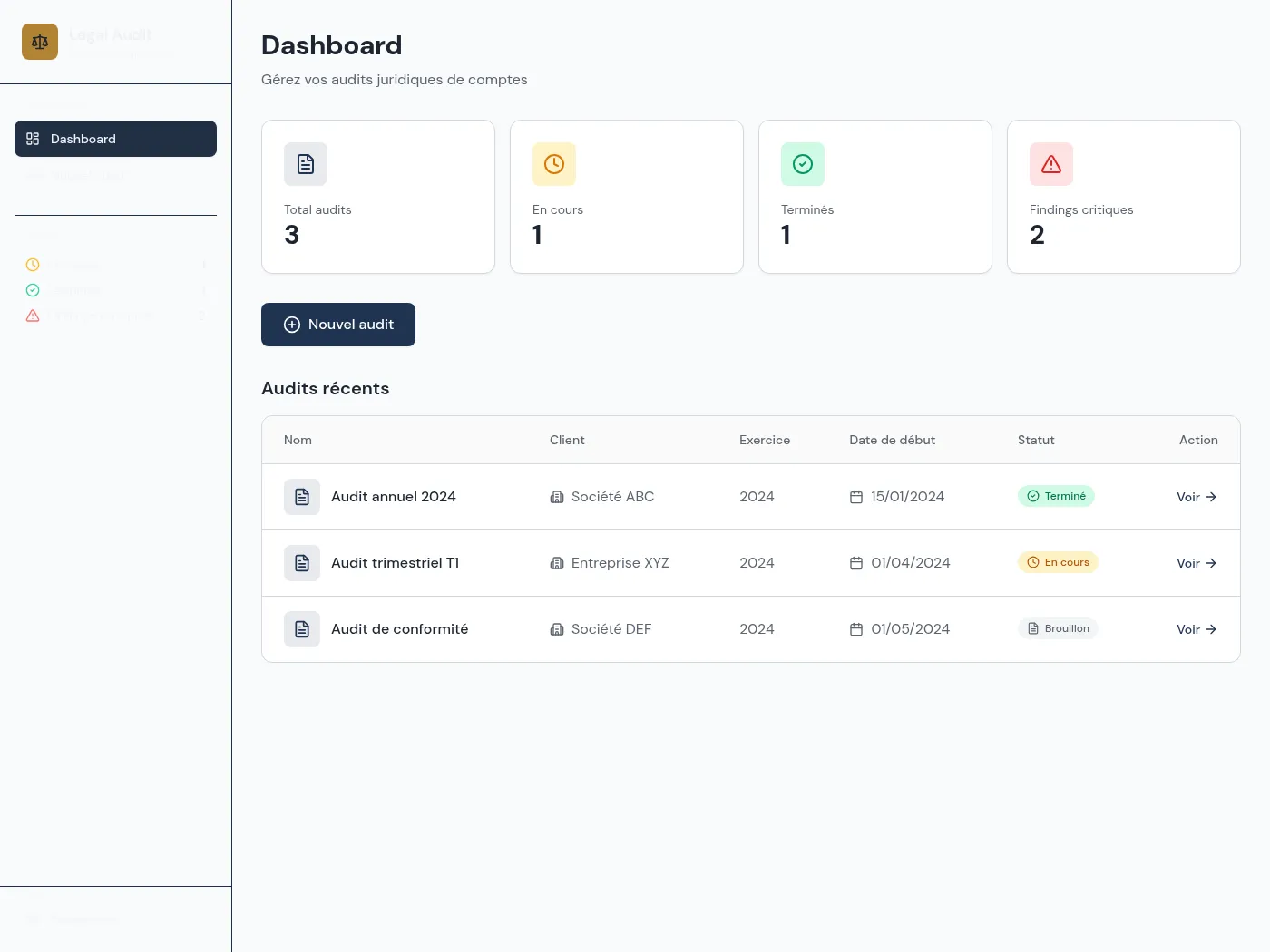Legal Account Audit