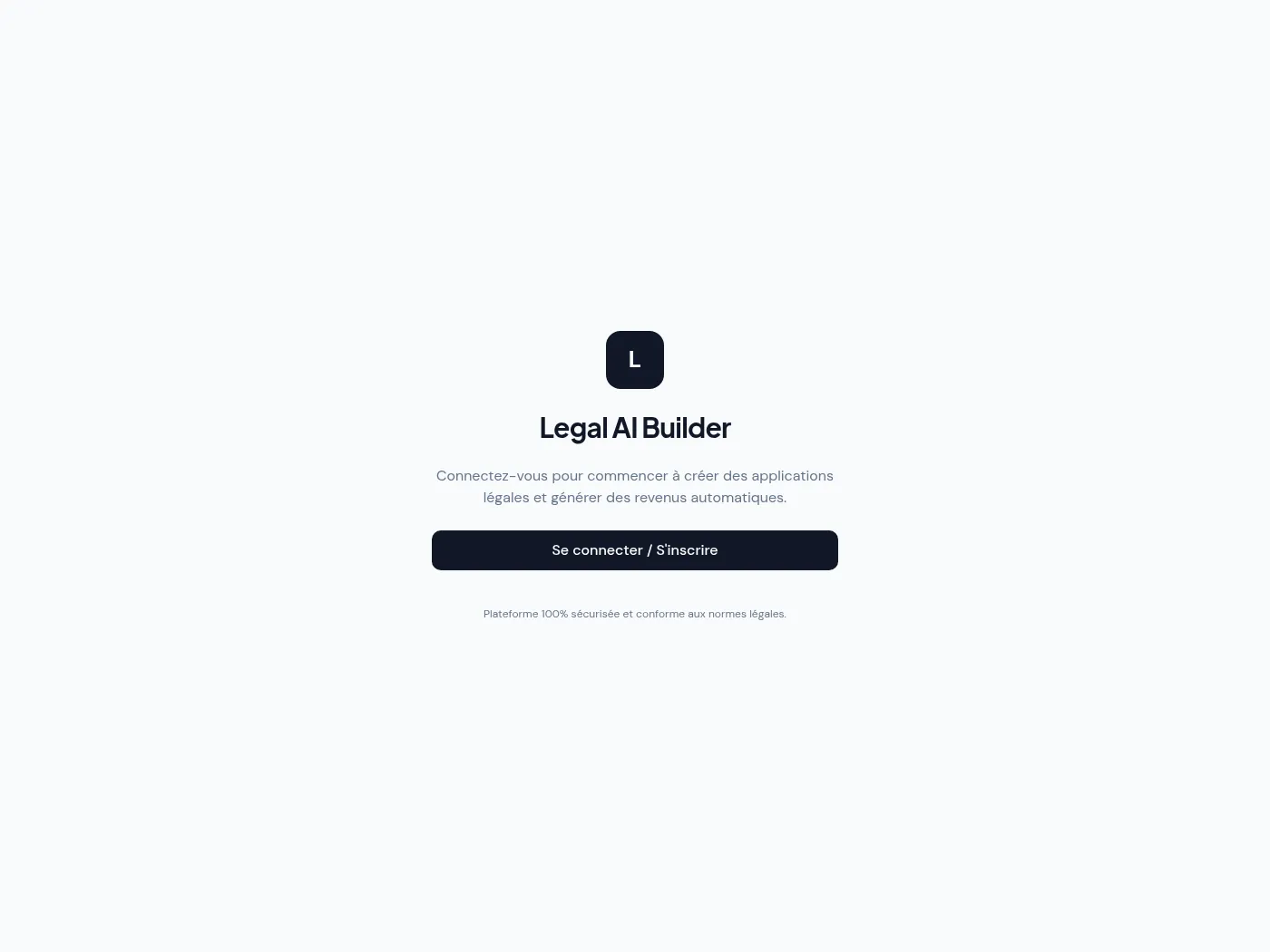 Legal AI App Builder