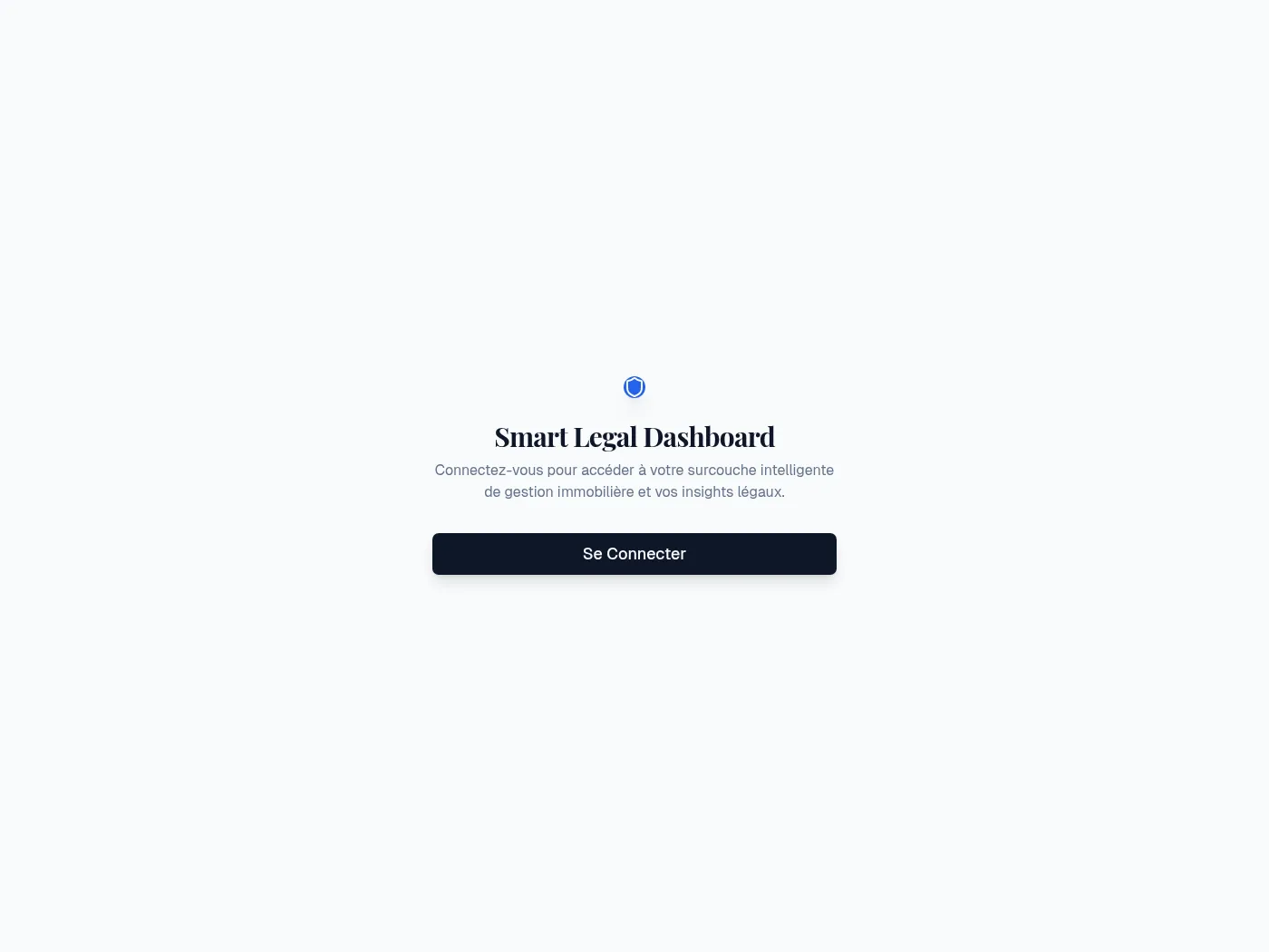 Smart Legal Dashboard
