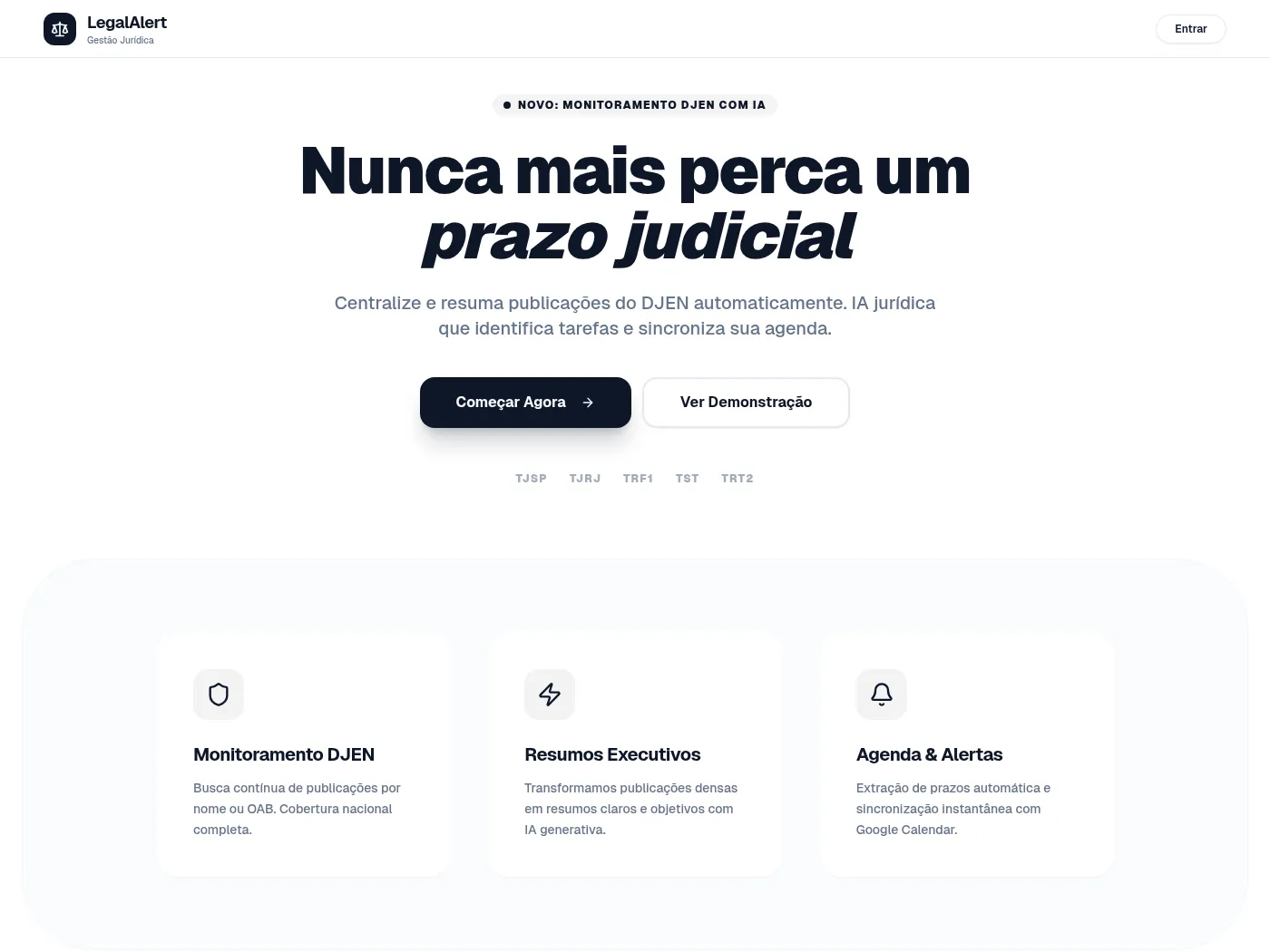 Legal Alert Manager