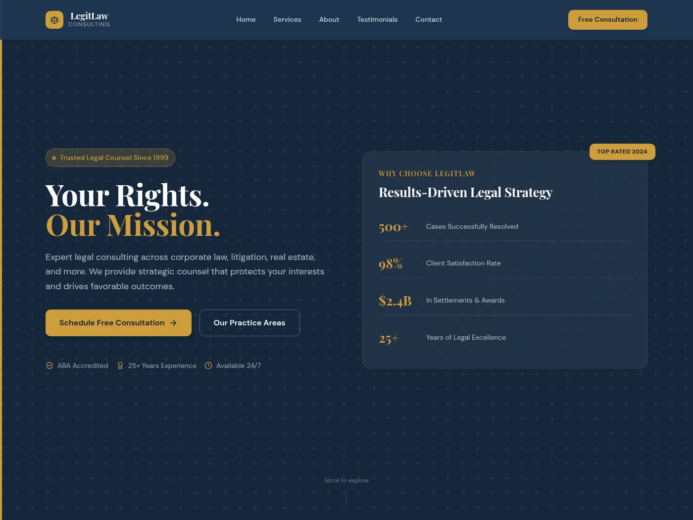 LegitLaw Consulting Site