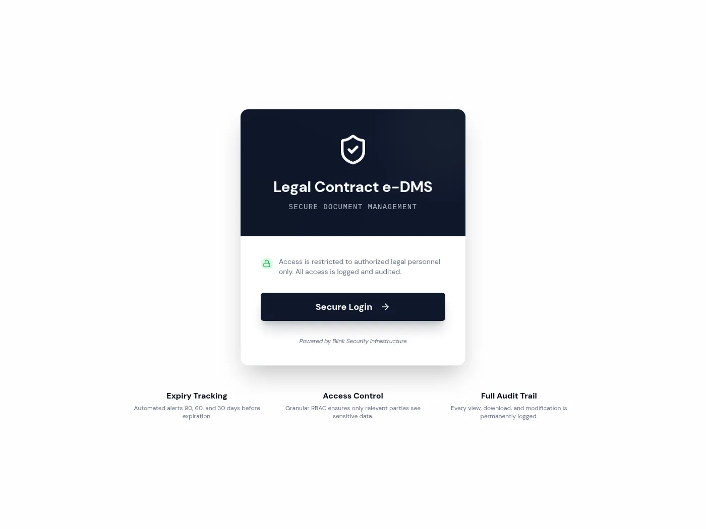 Legal Contract e-DMS