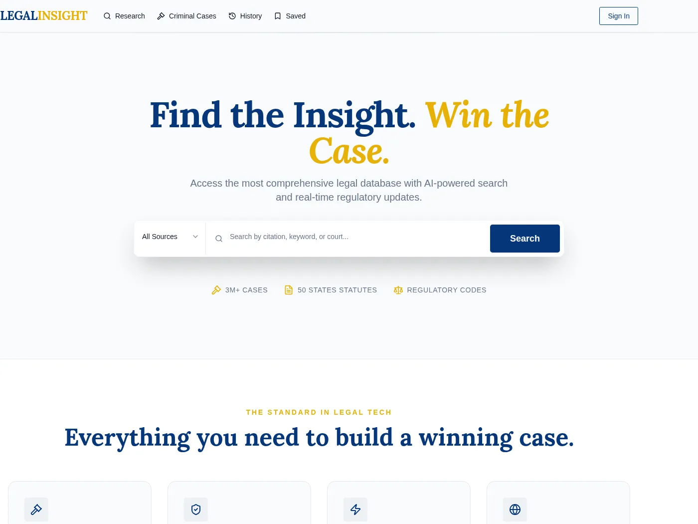 Legal Insight Platform