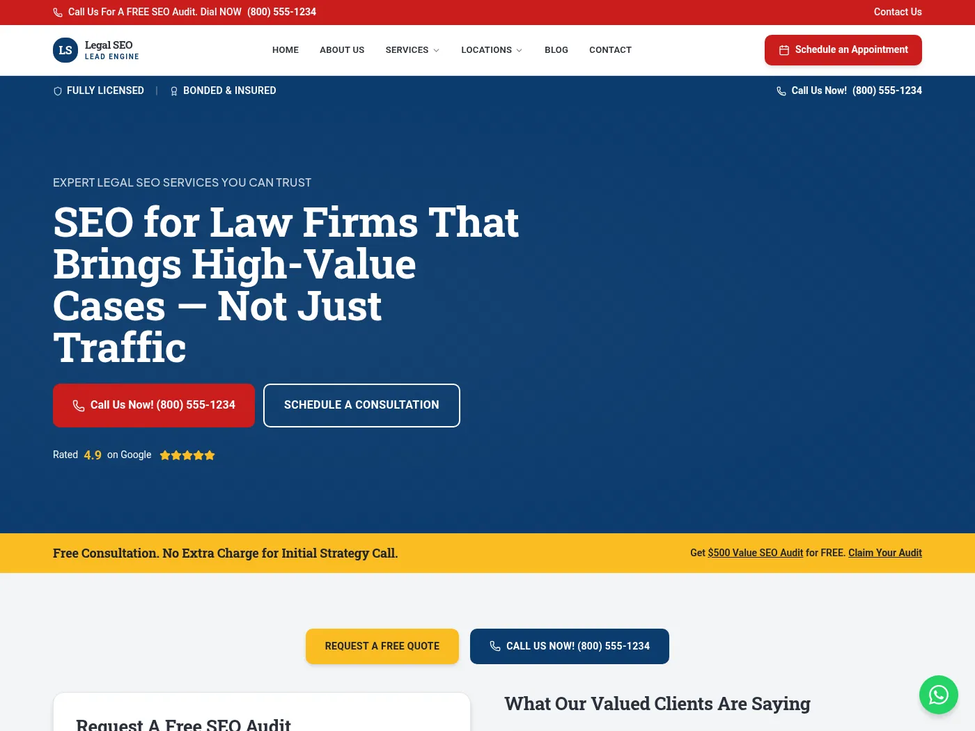 Legal SEO Lead Engine