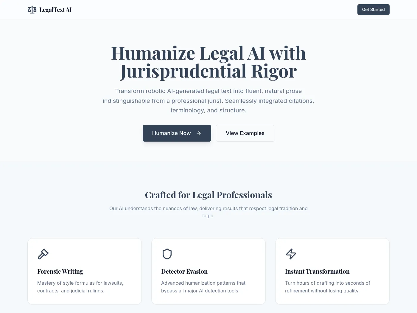 LegalText Humanizer AI