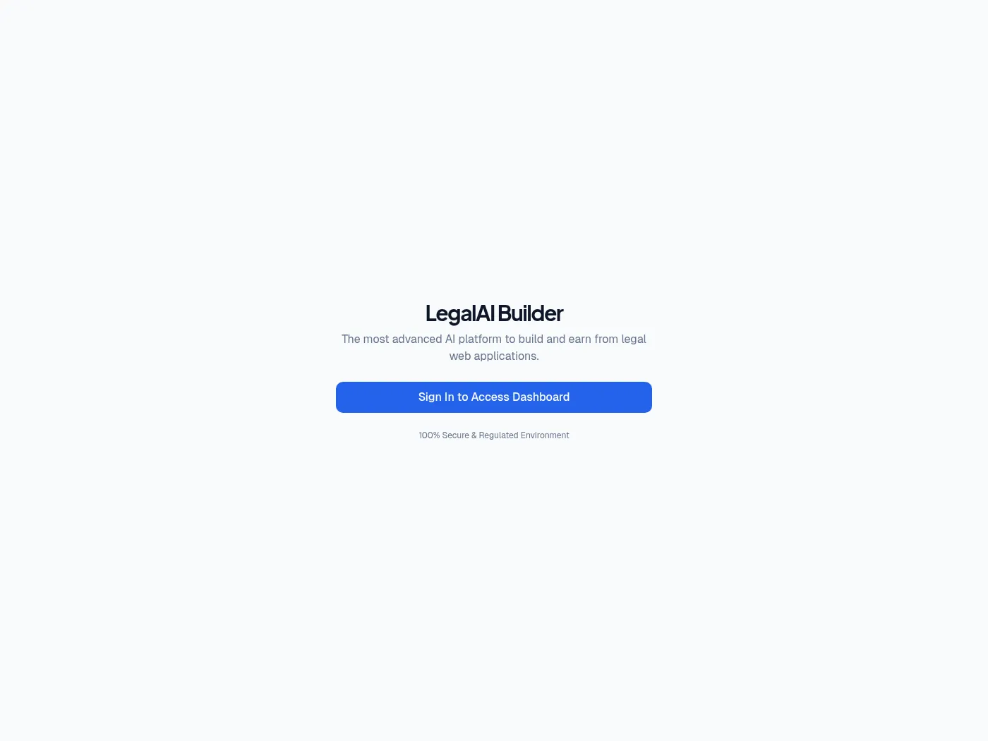 LegalAI App Builder
