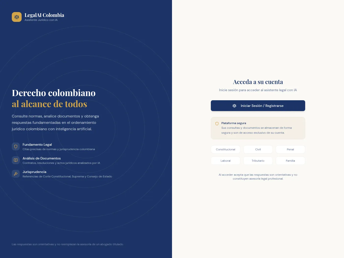 LegalAI Colombia Assistant