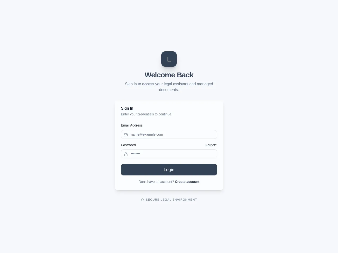 LegalAI Flutter App