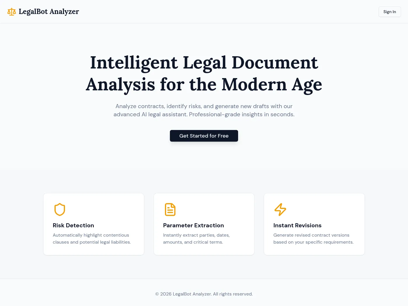 LegalBot Analyzer