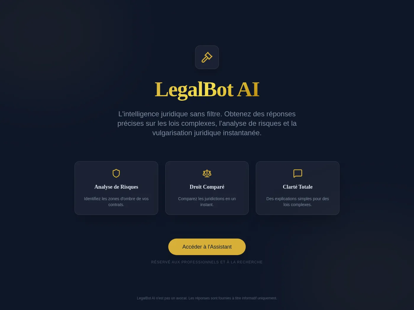 LegalBot AI Assistant