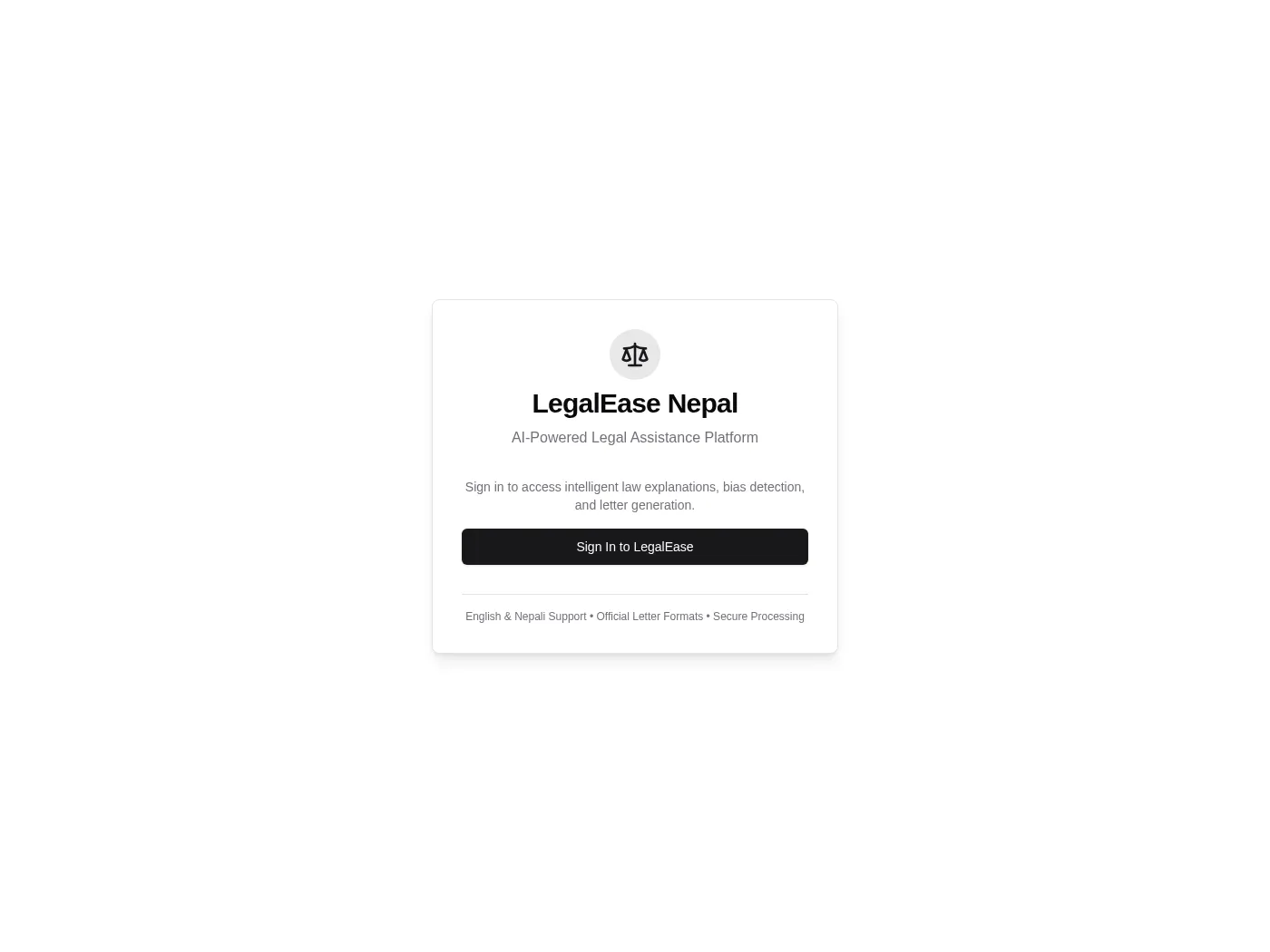 LegalEase Nepal