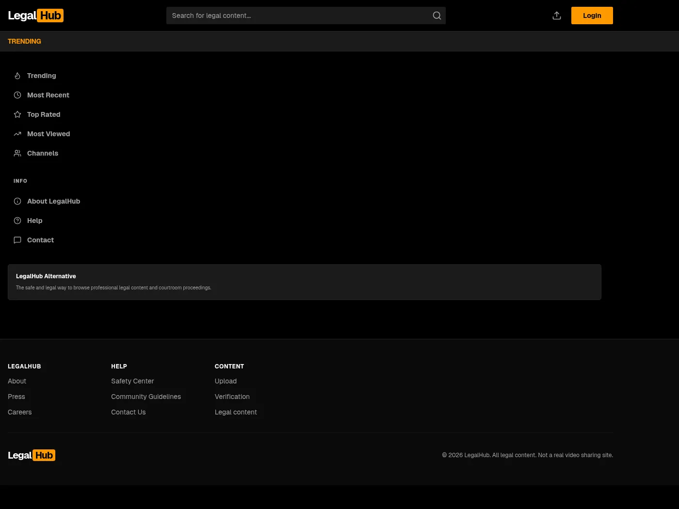 LegalHub Video Platform
