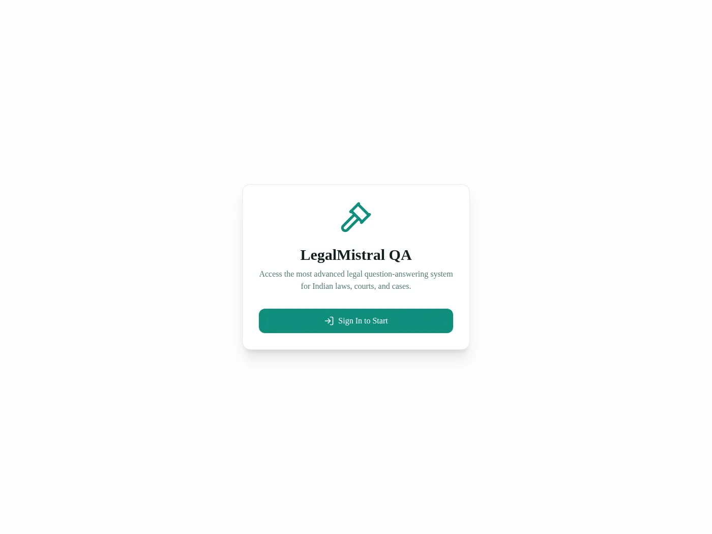 LegalMistral QA Model