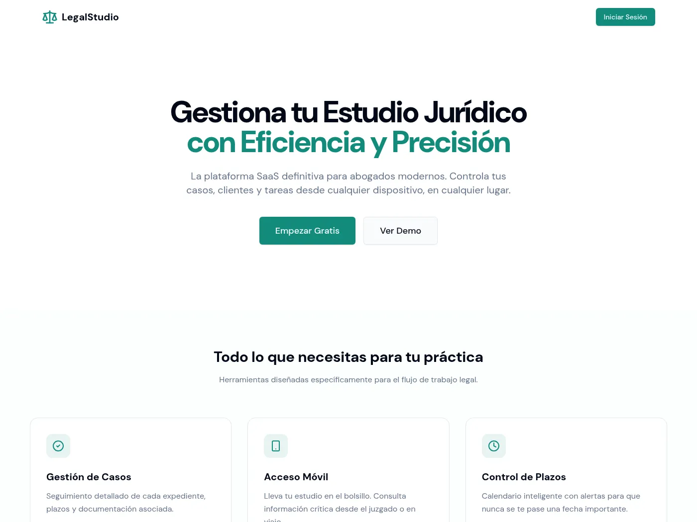 LegalStudio Manager
