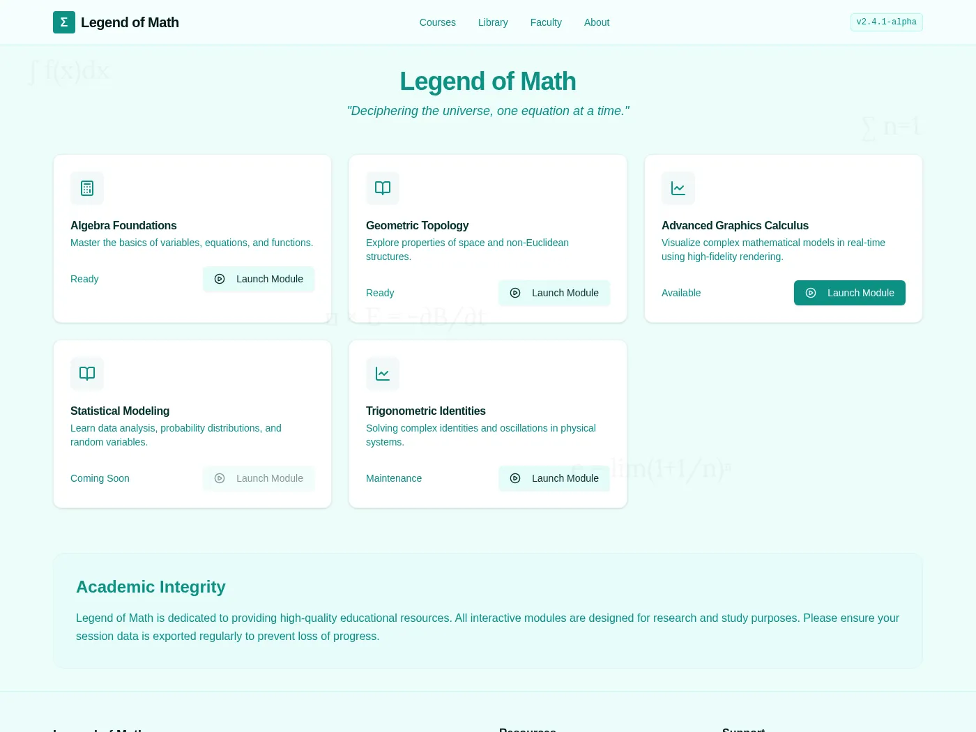Legend of Math