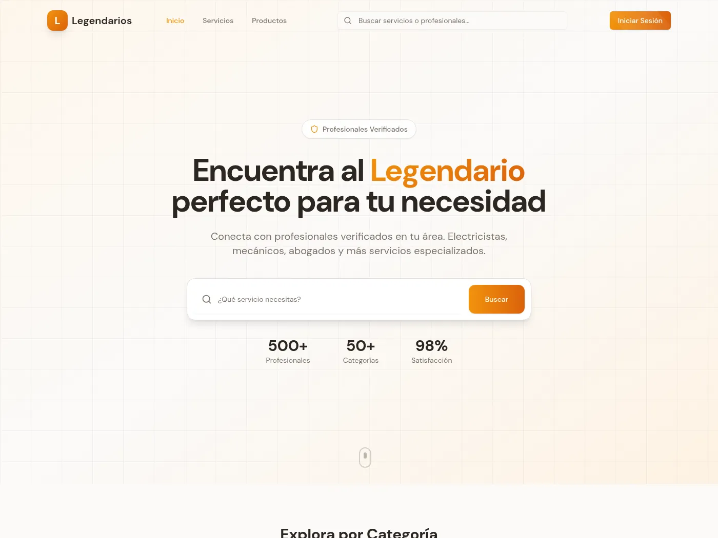 Legendarios Service Hub
