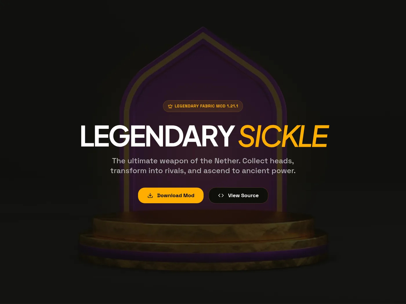 Legendary Sickle Mod