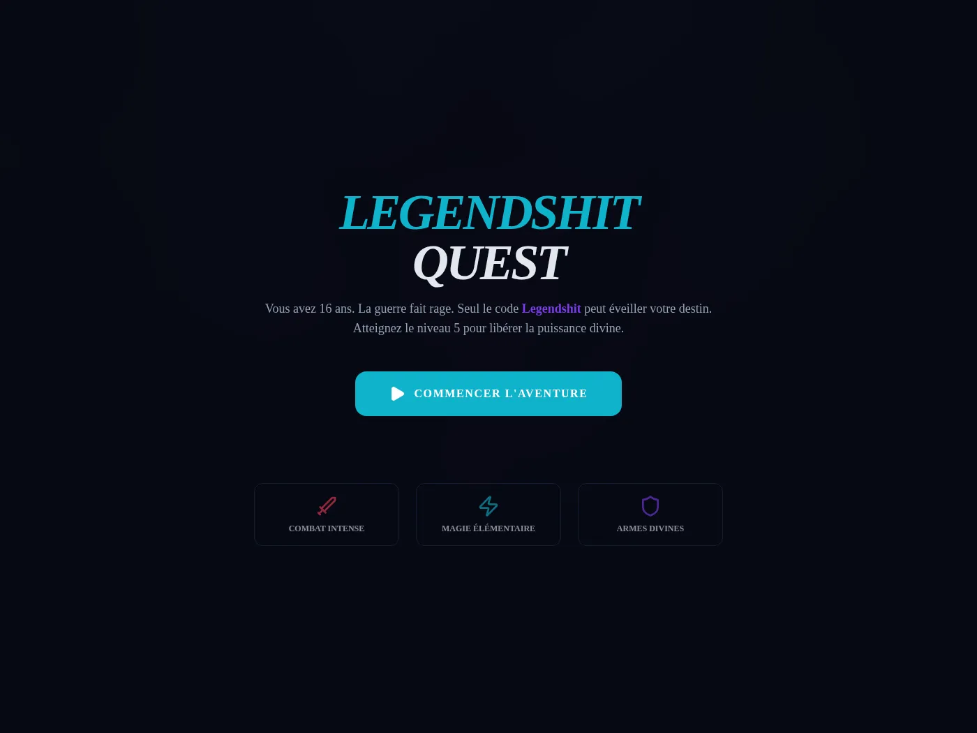 Legendshit Quest