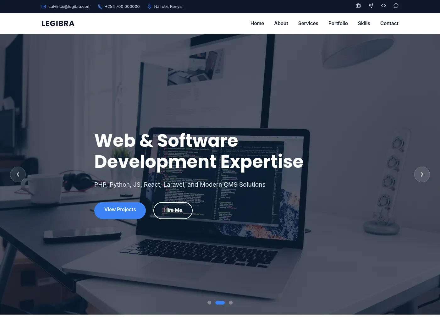 LEGIBRA Tech Portfolio
