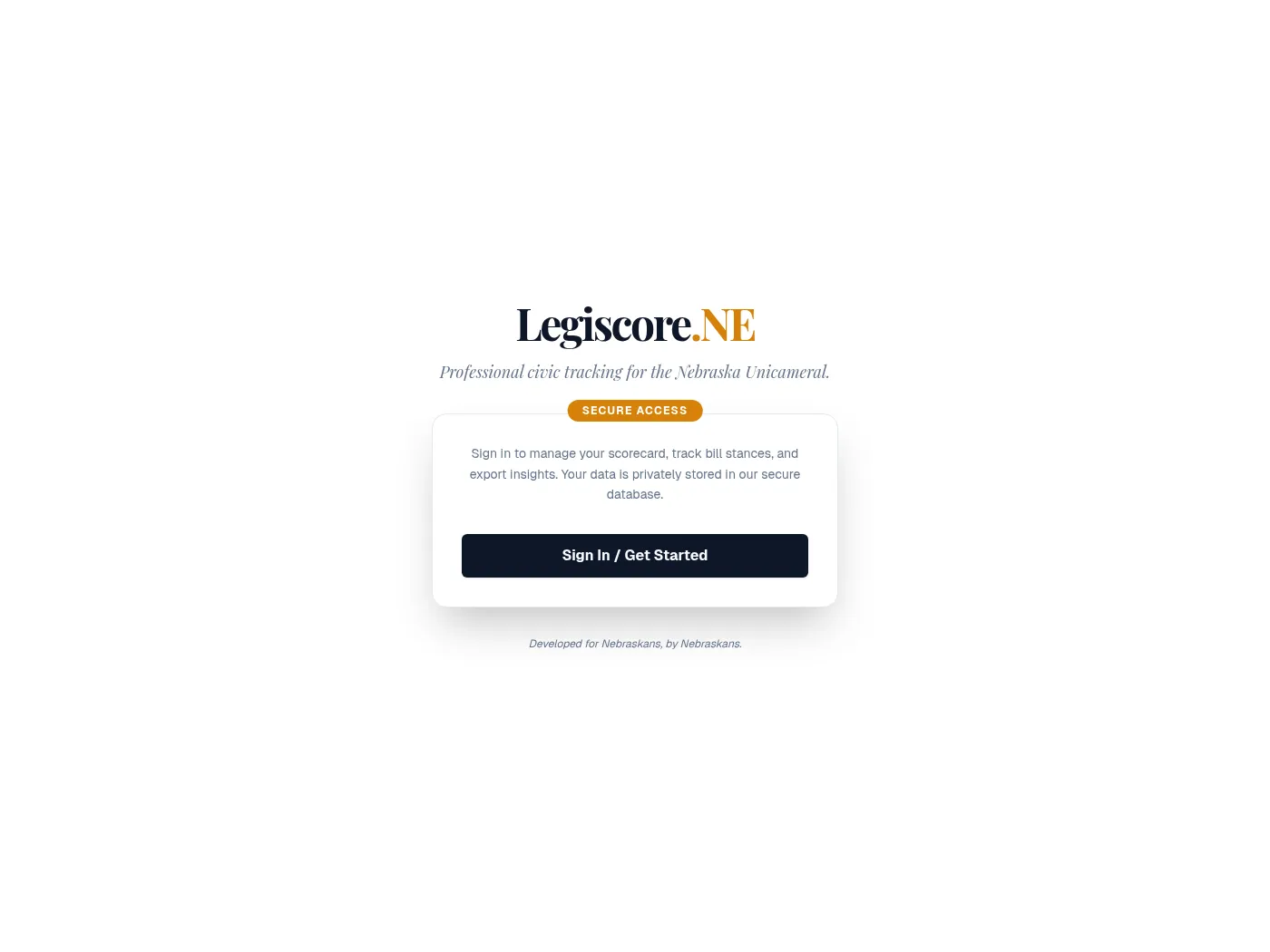 Nebraska Legiscore