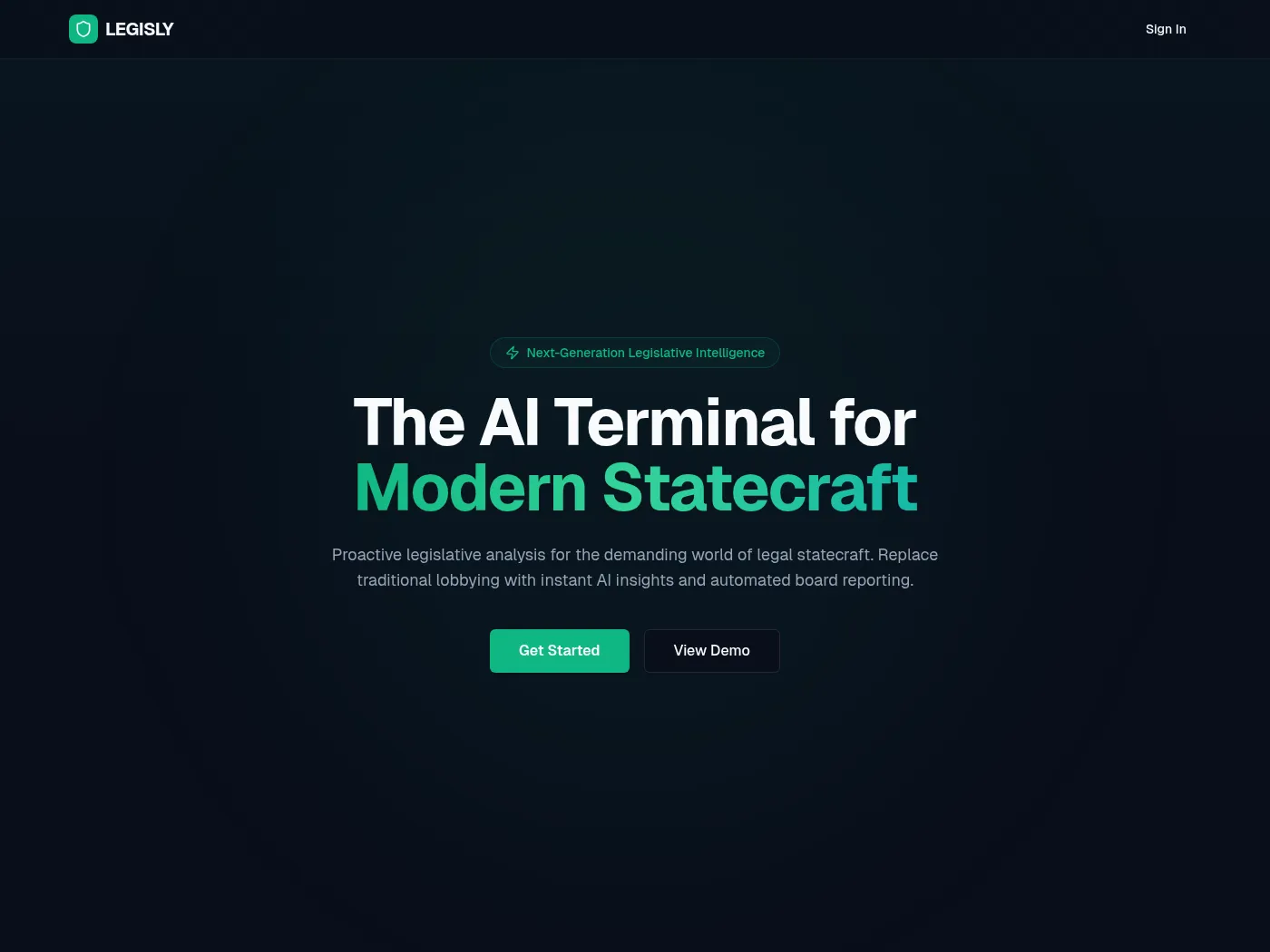 Legisly AI Platform