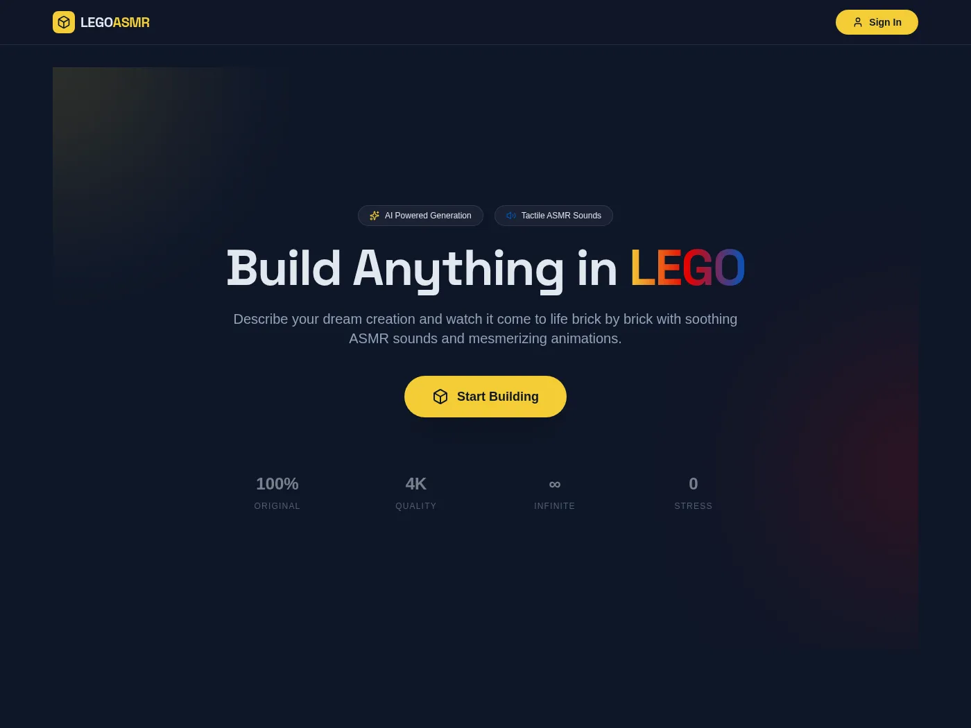 LEGO ASMR Builder