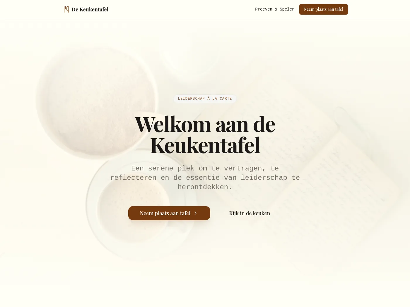 Leiderschap à la Carte
