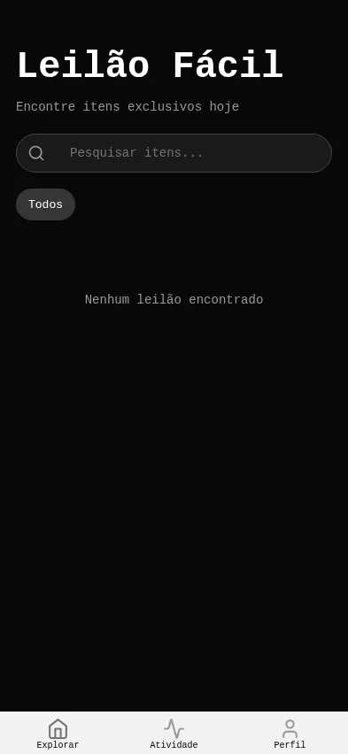 Leilão Fácil App