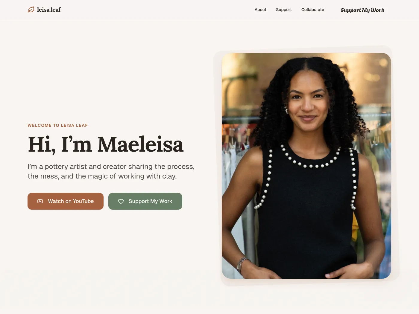 Leisa Leaf Creator Site