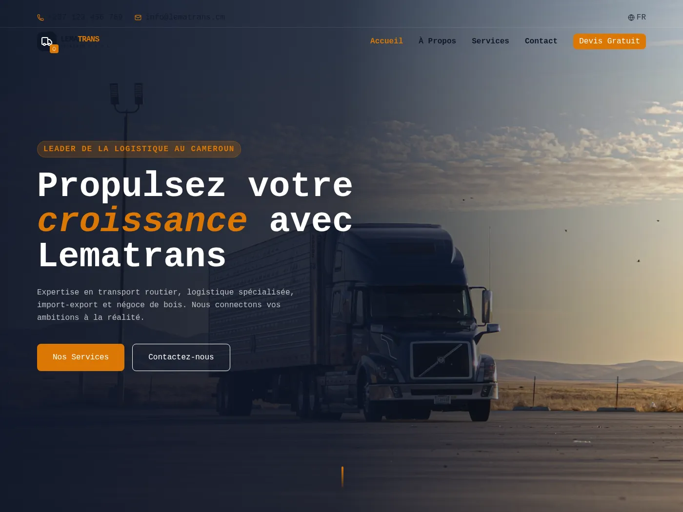 LEMATRANS Pro Web Revamp