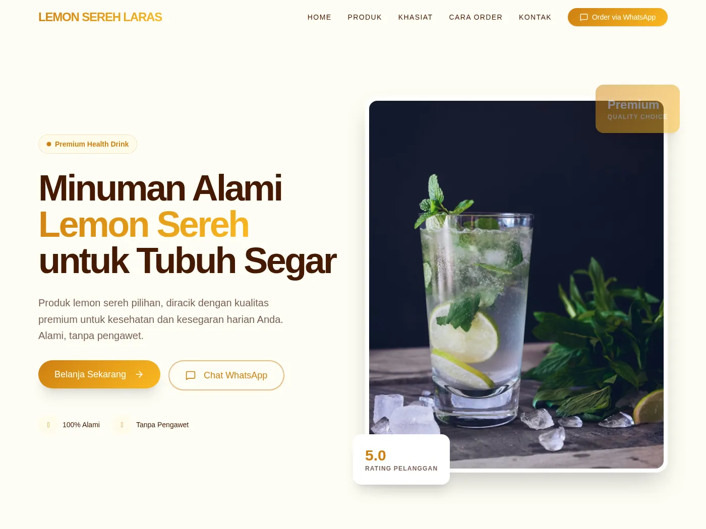 Lemon Sereh Premium Marketplace