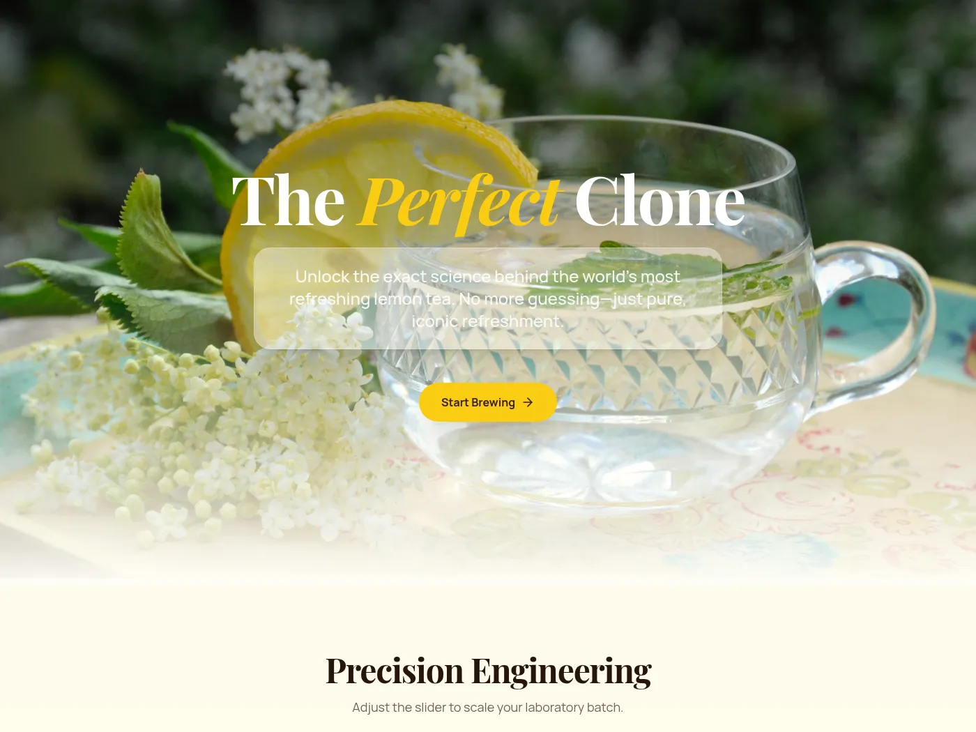 Nestlé Lemon Tea Clone