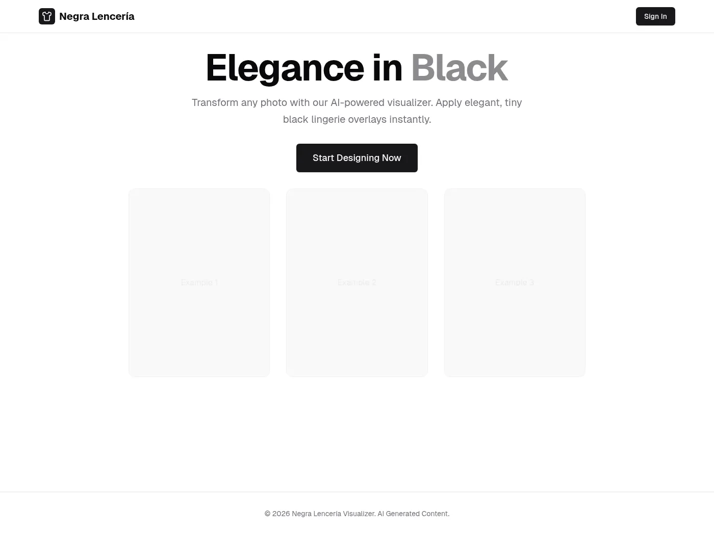 Negra Lencería Visualizer