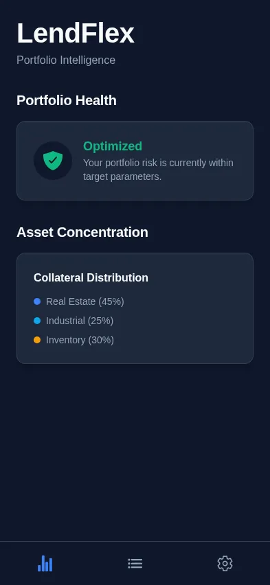 LendFlex Portfolio Tool
