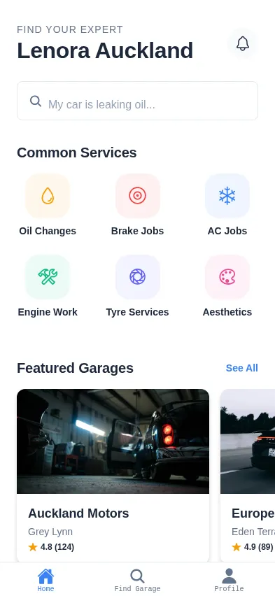 Lenora Garage Guide