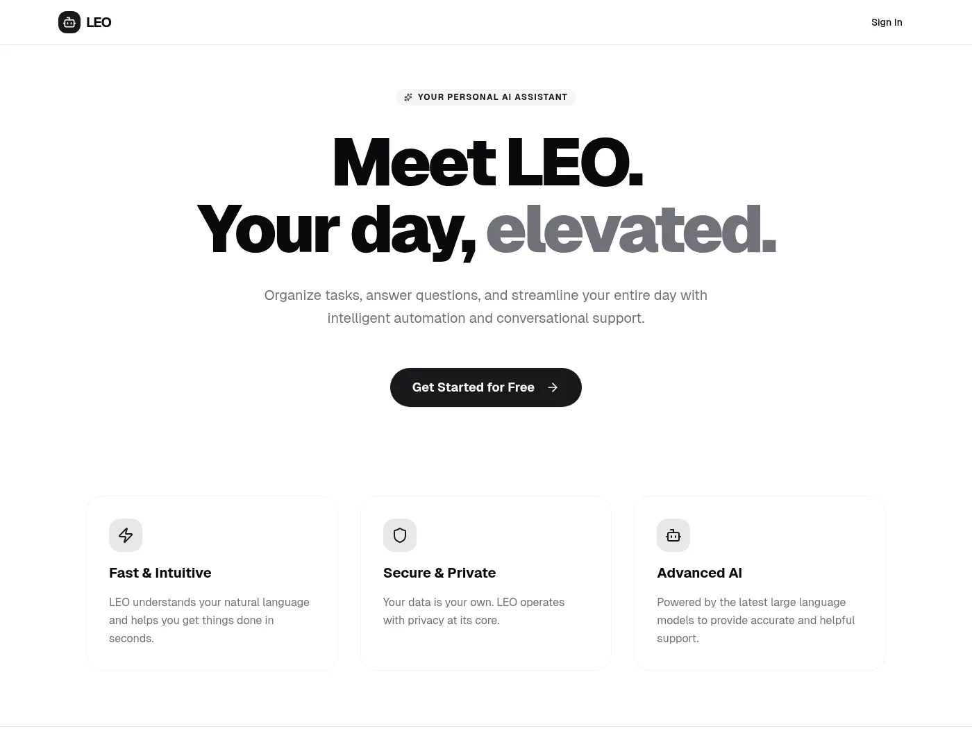 LEO AI Assistant