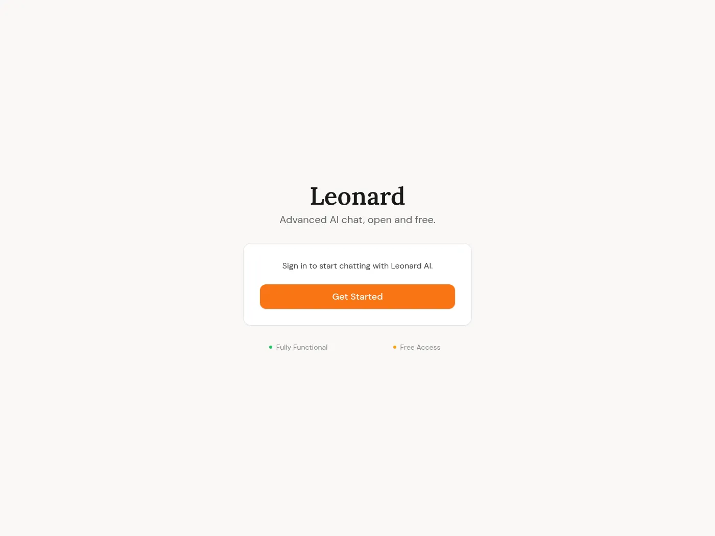 Leonard AI Clone