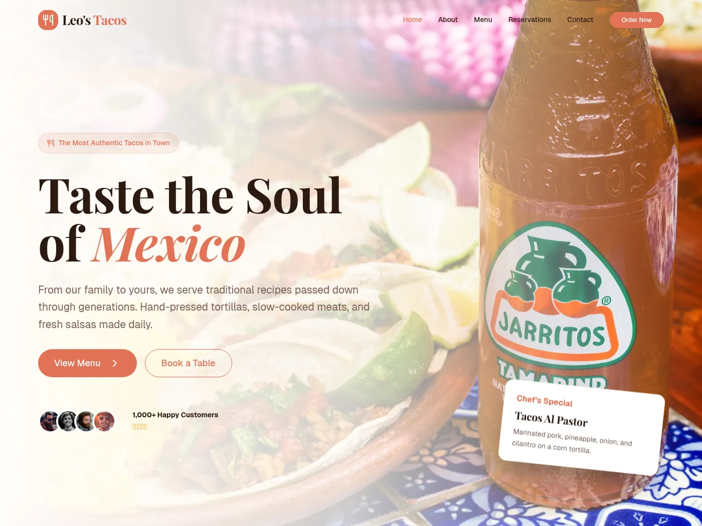 Leo's Tacos Website
