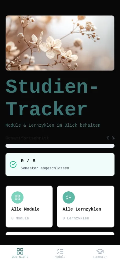 Lerntracker Mobile Clone