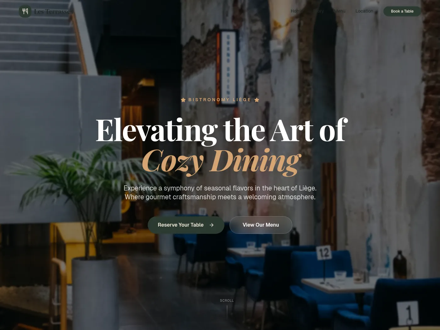 Les Terrasses Website