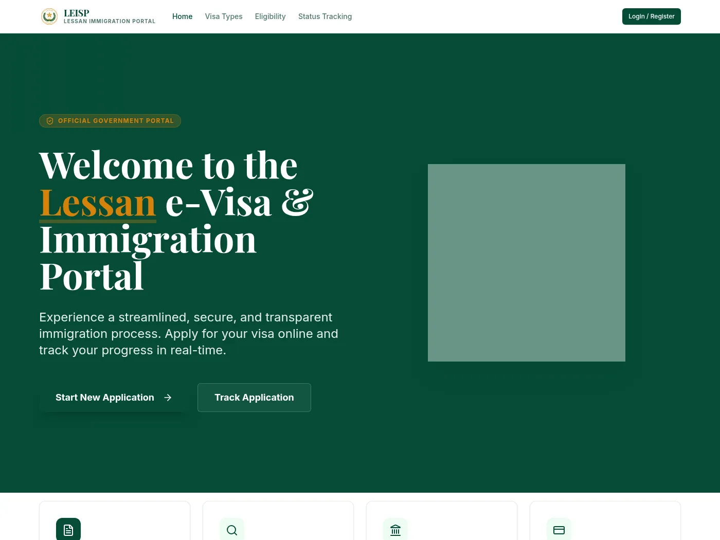 Lessan e‑Visa Portal