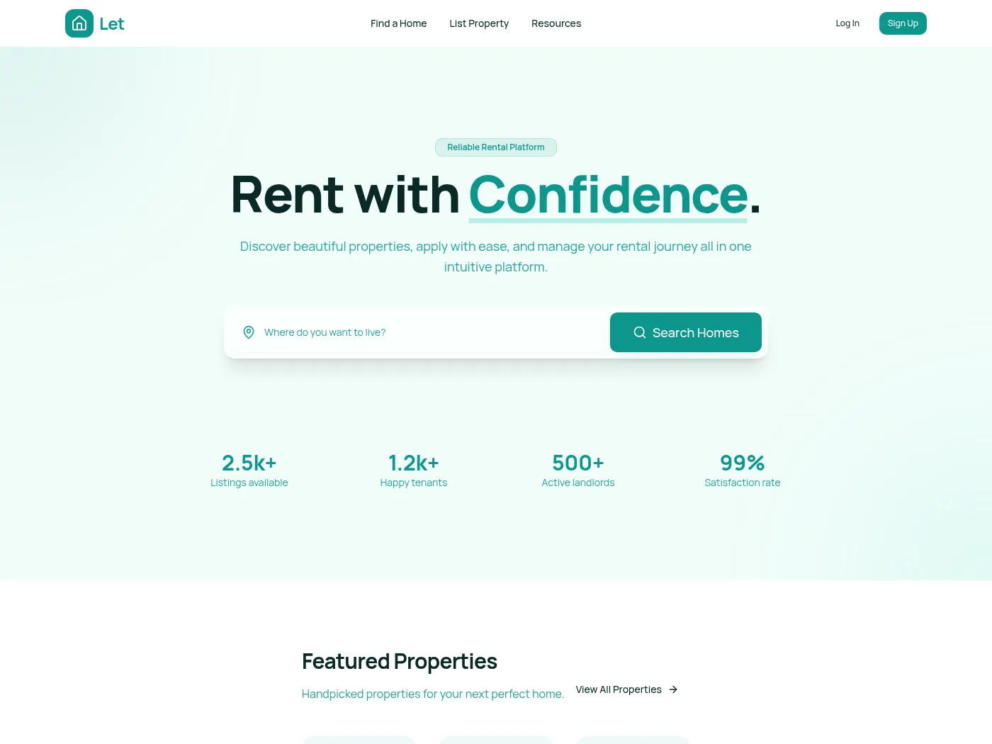 Let Rental Platform