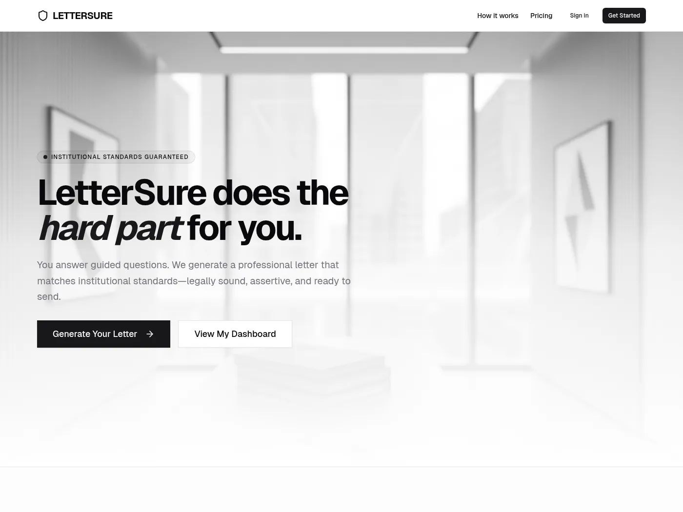 LetterSure Generator