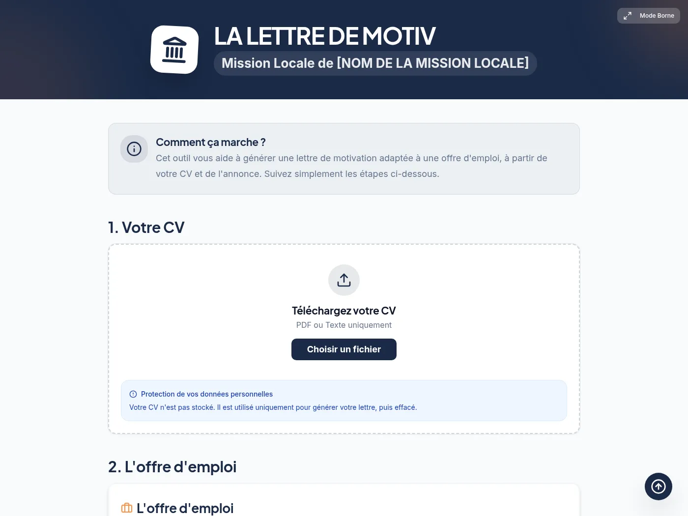 Lettre Motiv Kiosque