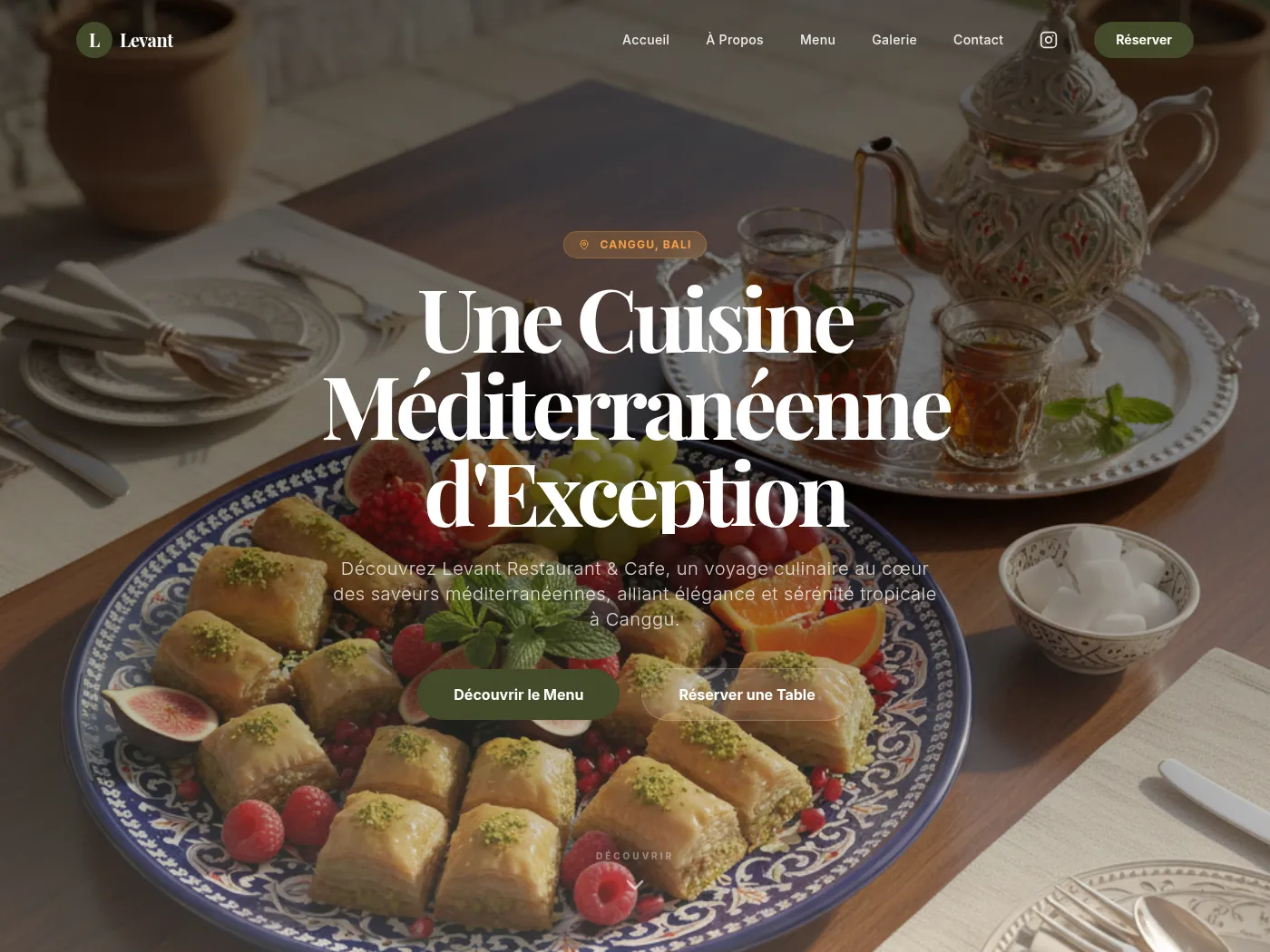 Levant Restaurant Site