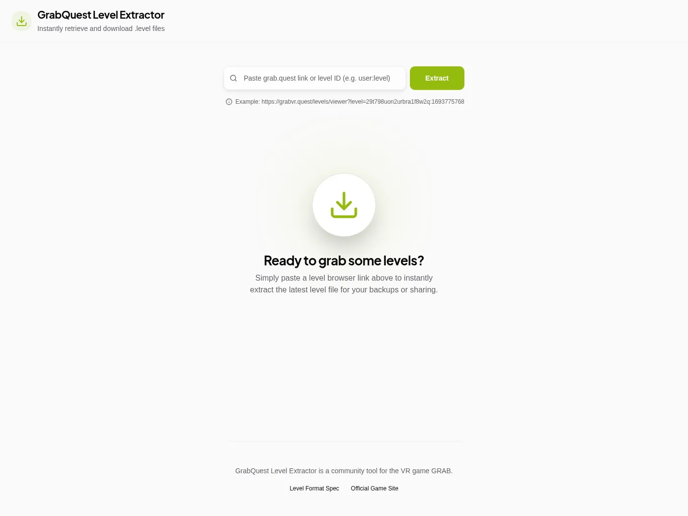 GrabQuest Level Extractor
